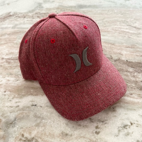 Hurley | Accessories | Hurley Red Wool Tweed Trucker Snapback Hat ...